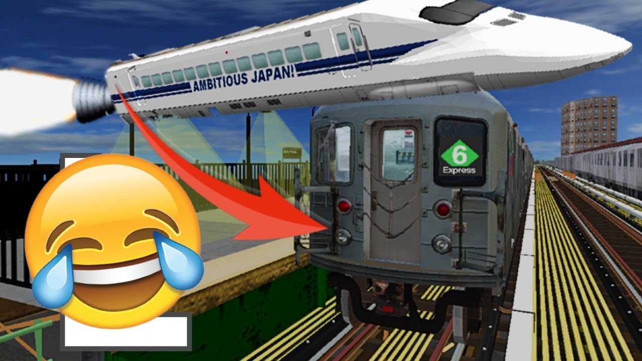 A SUPERSONIC train on Subway line - YouTube