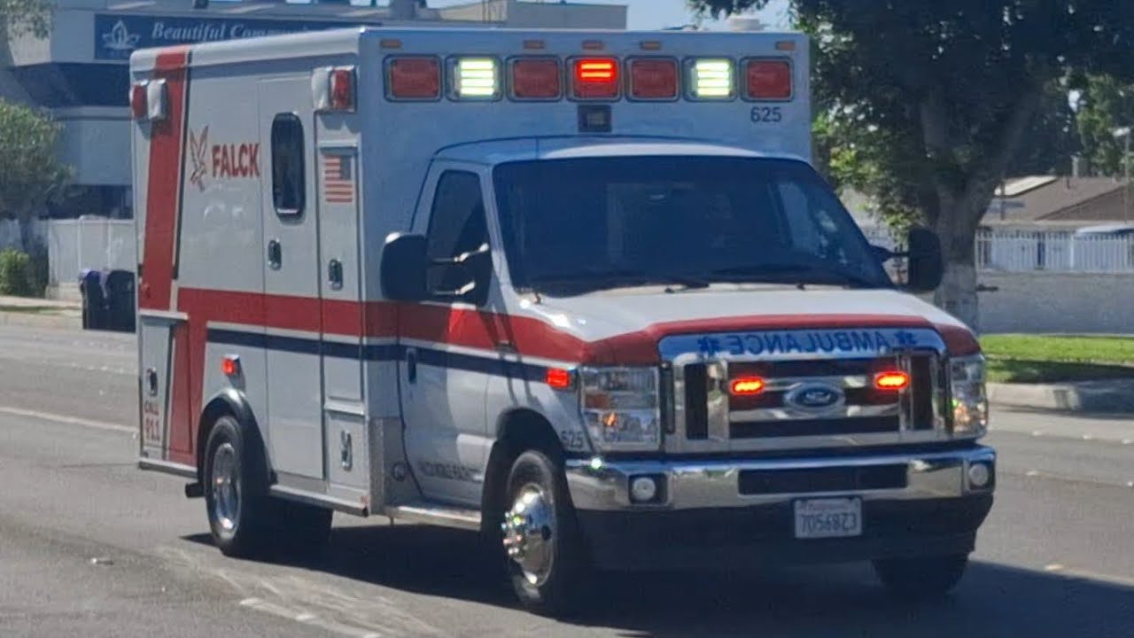 Falck Ambulance Transporting - YouTube