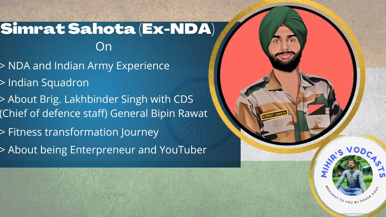 Ex- NDA Simrat Sahota shares Army & Indian Squadron Stories | Fitness ...