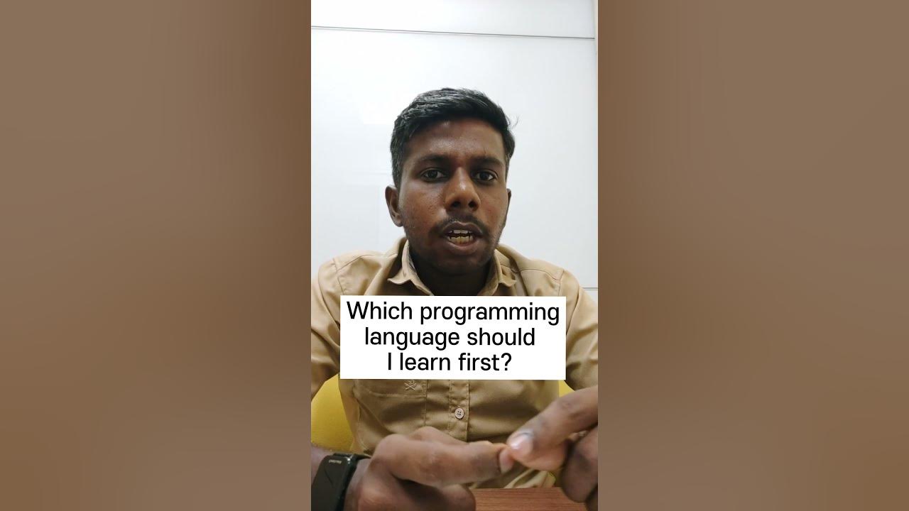 Which programming language should I learn first? Tamil - YouTube