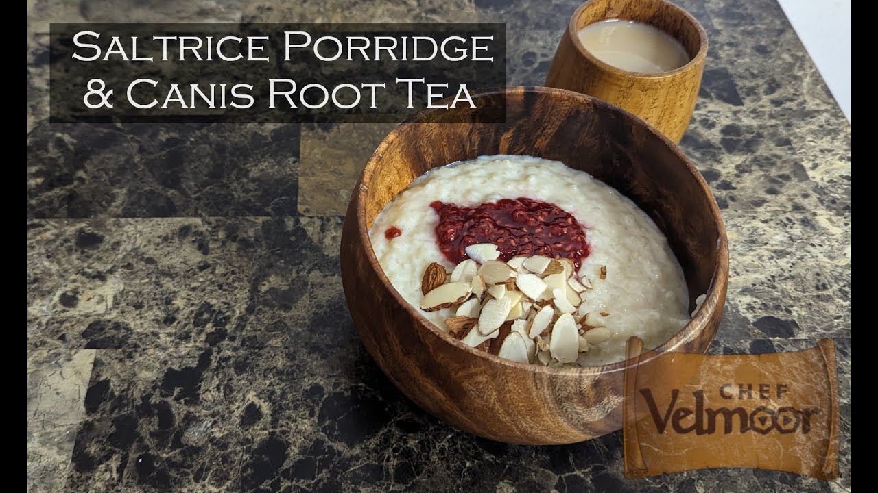 Elder Scrolls Cookbook - Salrtice Porridge & Canis Root Tea - YouTube