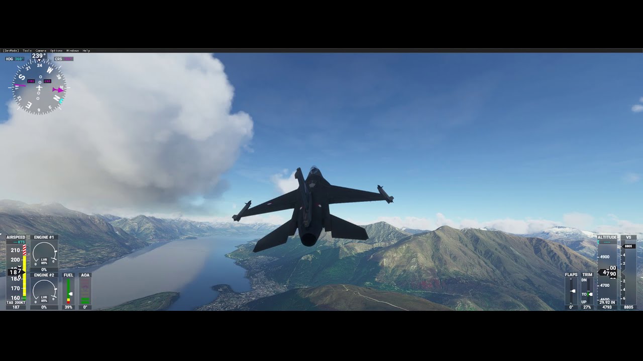#FS2020 - Updated F-16 Falcon for Microsoft Flight Simulator - YouTube