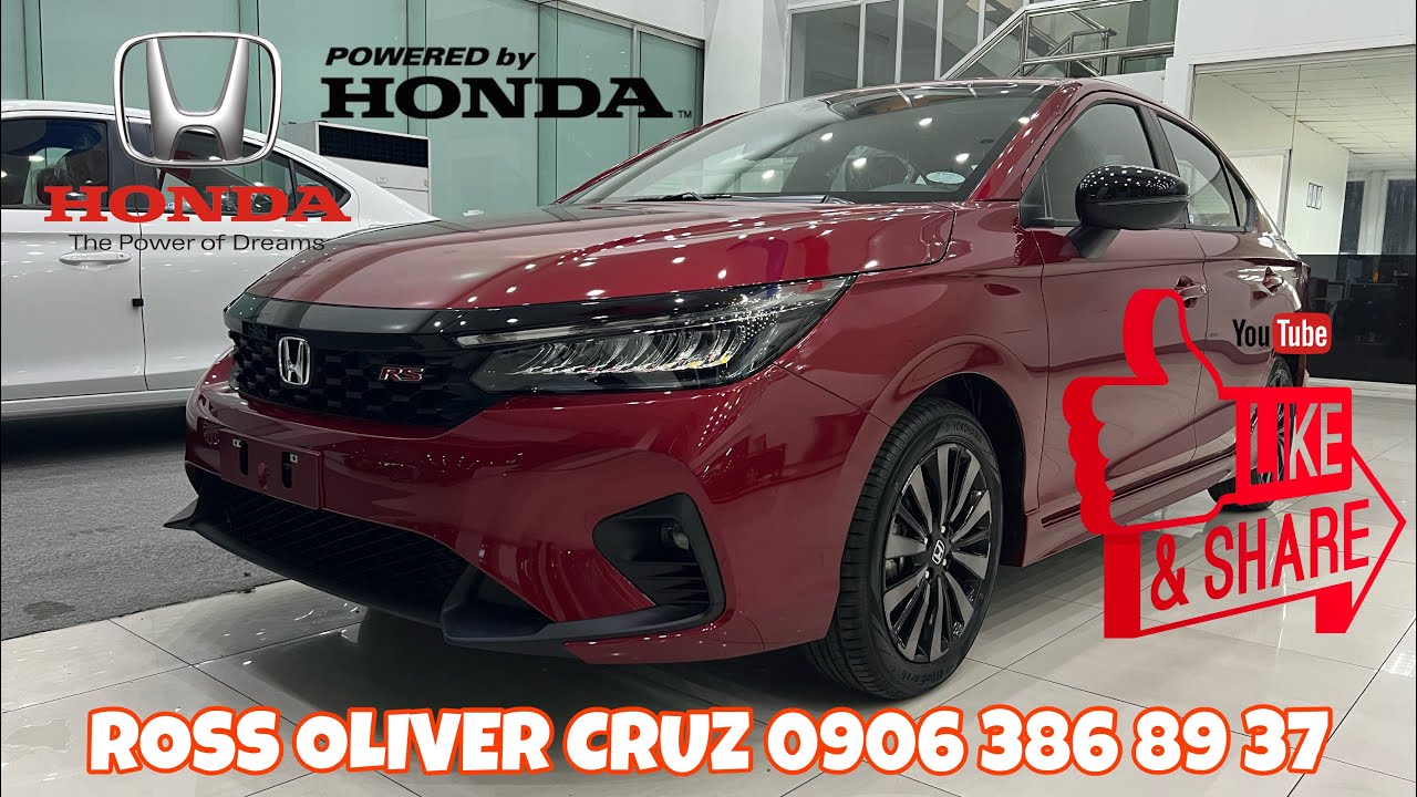2025 Honda City 1.5 RS CVT (Ignite Red Metallic) - YouTube