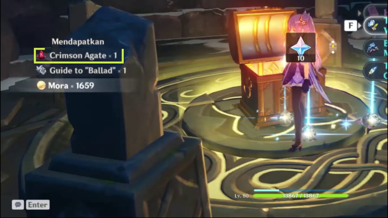 Crimson Agate #9611 and Dragonspine Puzzle #3 || Genshin Impact - YouTube