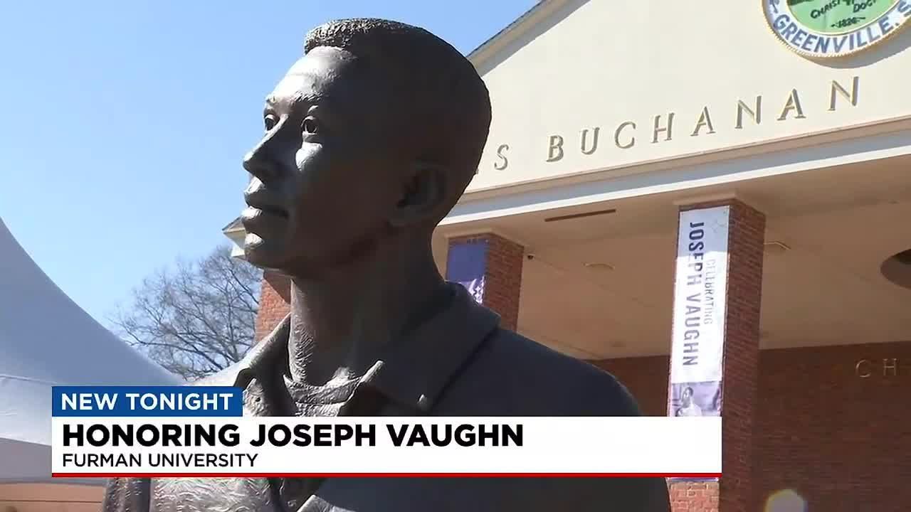 Furman University honors Joseph Vaughn - YouTube
