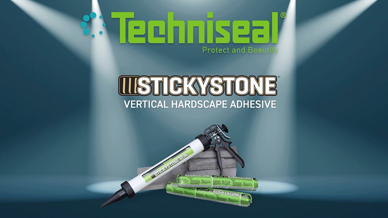 Introducing STICKYSTONE - Vertical Hardscape Adhesive - YouTube