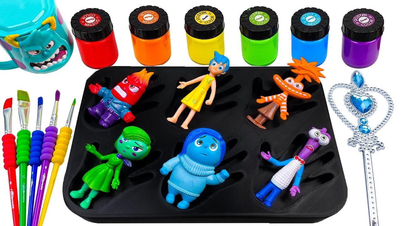 Satisfying Video | How To Make Inside Out 2 Lollipop With Mixing Slime ...