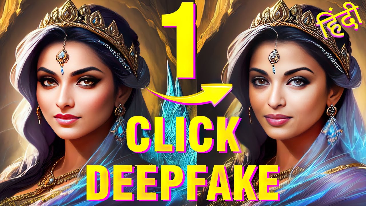 One click DEEPFAKE in Stable Diffusion | ROOP Tutorial | Hindi - YouTube