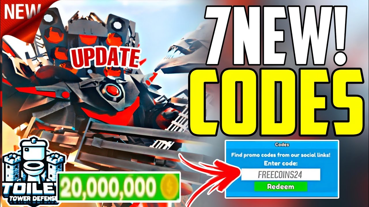 *NEW* ALL WORKING EP 77 PART 1 CODES FOR TOILET TOWER DEFENSE IN 2024 ...