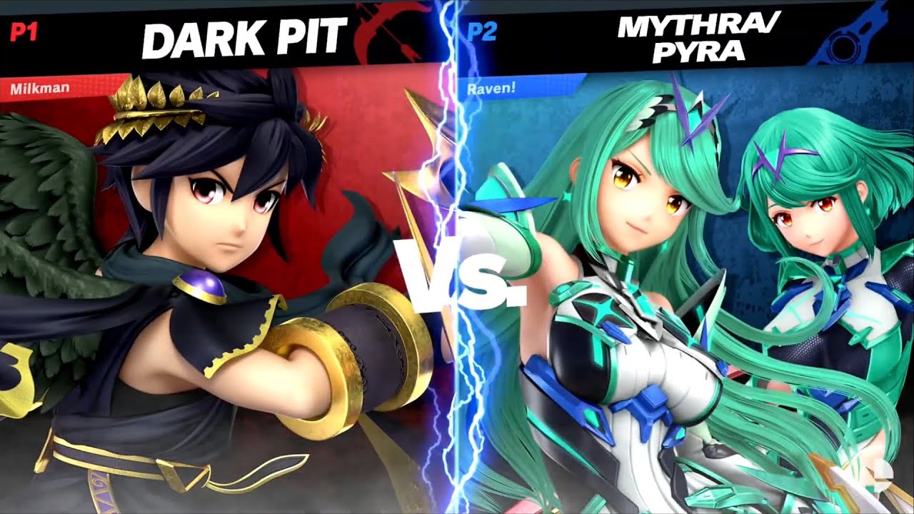 Premiere 46 - Milkman (Pit, Dark Pit) vs. Raven! (Pyra/Mythra) - YouTube