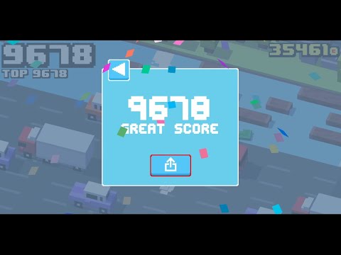 Crossy Road Former World Record! First 9000+ Score! - YouTube