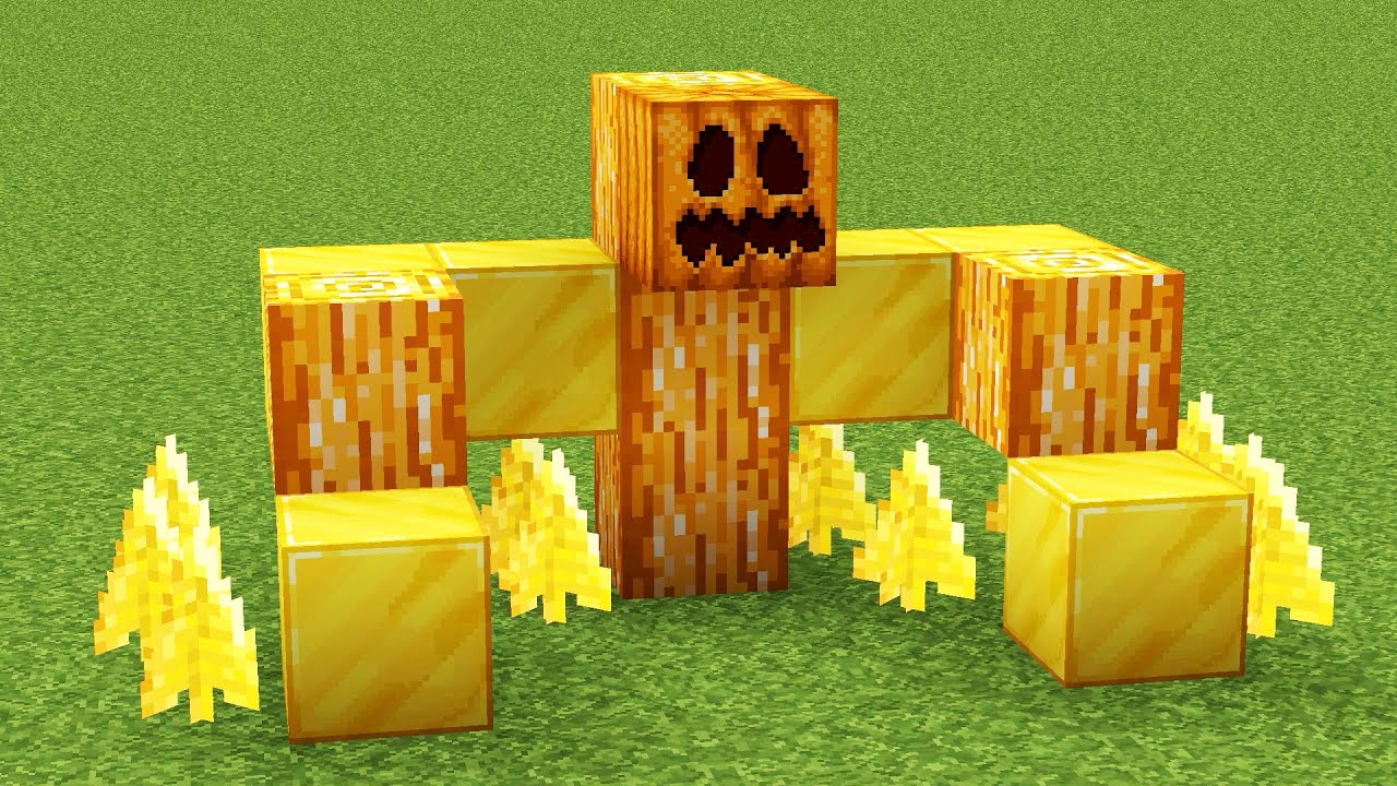 I Create MEGA GOLD GOLEM - YouTube