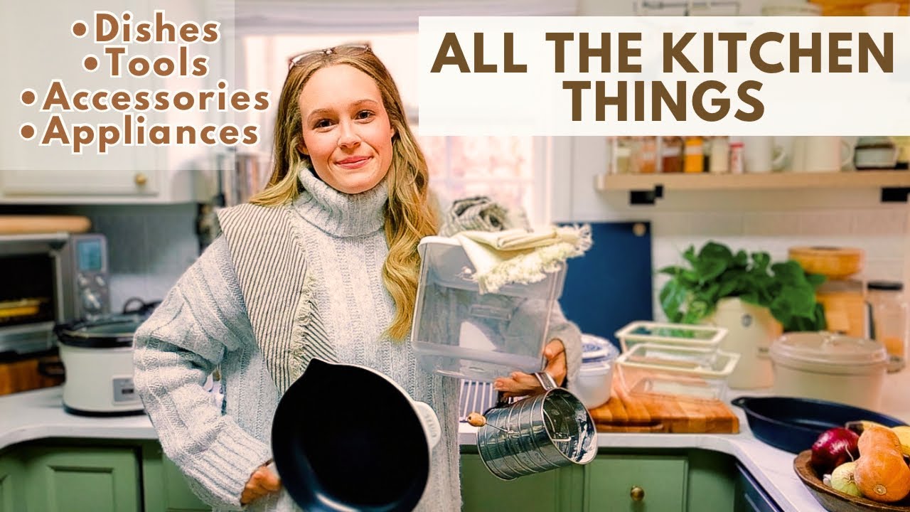 Everything I Use To Make Cooking Easy and Beautiful! KITCHEN ESSENTIALS ...