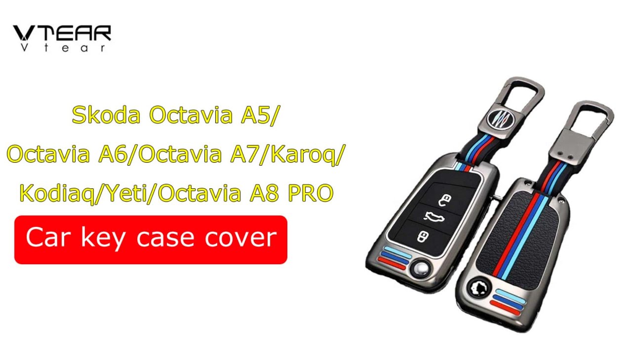 Vtear Car Key Case Cover For Skoda Octavia A5/Octavia A6/Octavia A7 ...