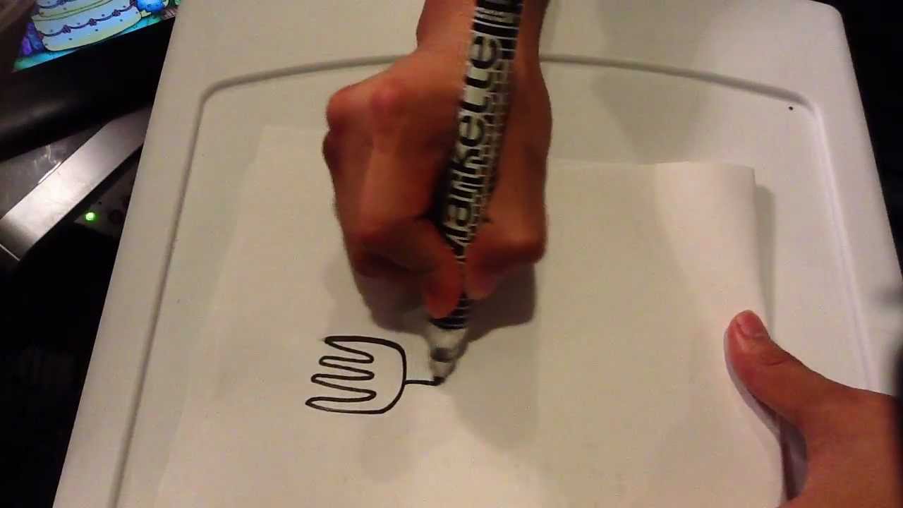 How to Draw a Fork - Easy Drawings - YouTube