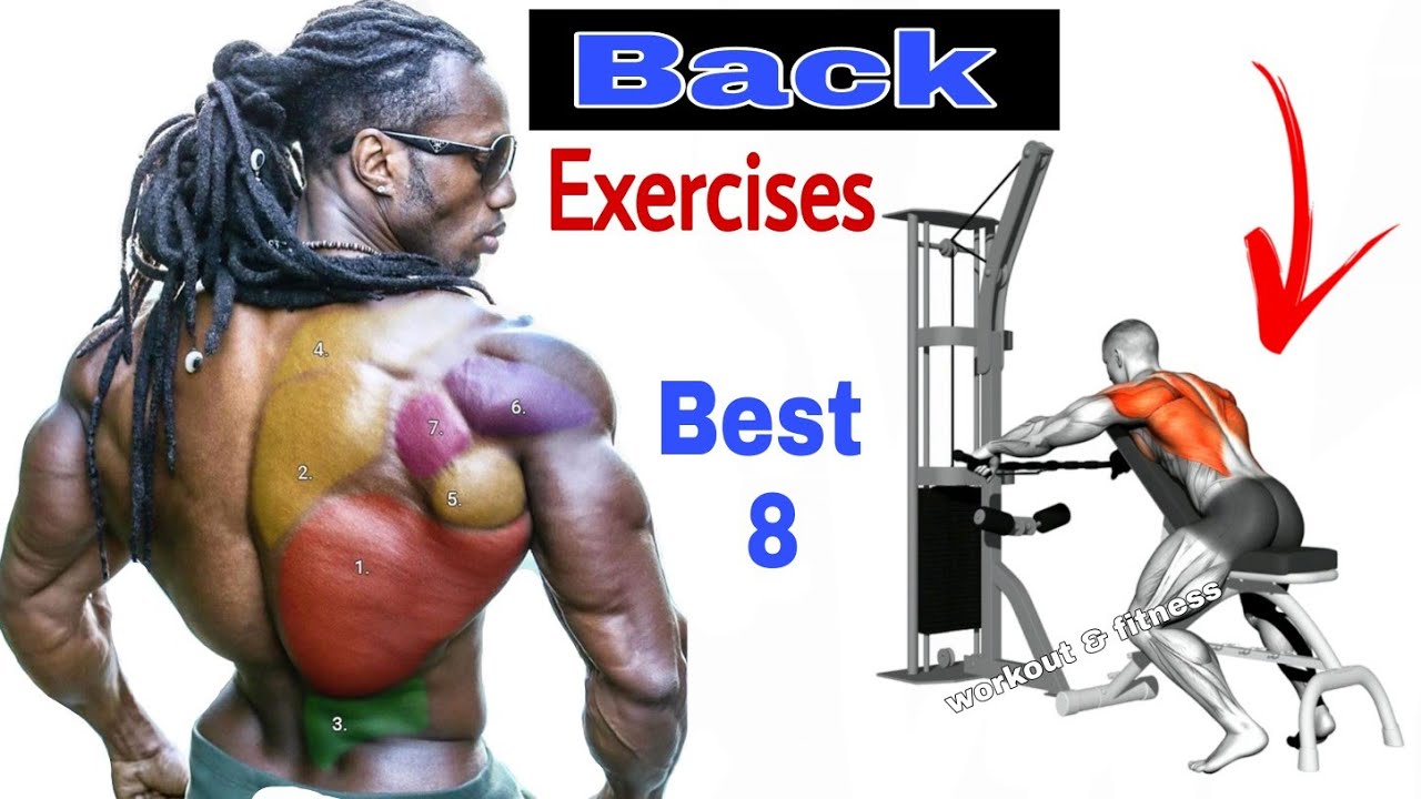 COMPLETE BACK WORKOUT | TOP 8 Best EXERCISES for BIG BACK // workout ...