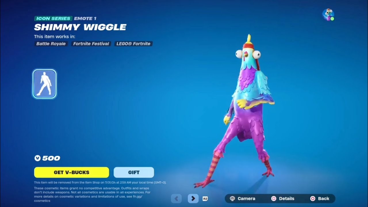 *NEW* "SHIMMY WIGGLE" Emote in Fortnite! - YouTube