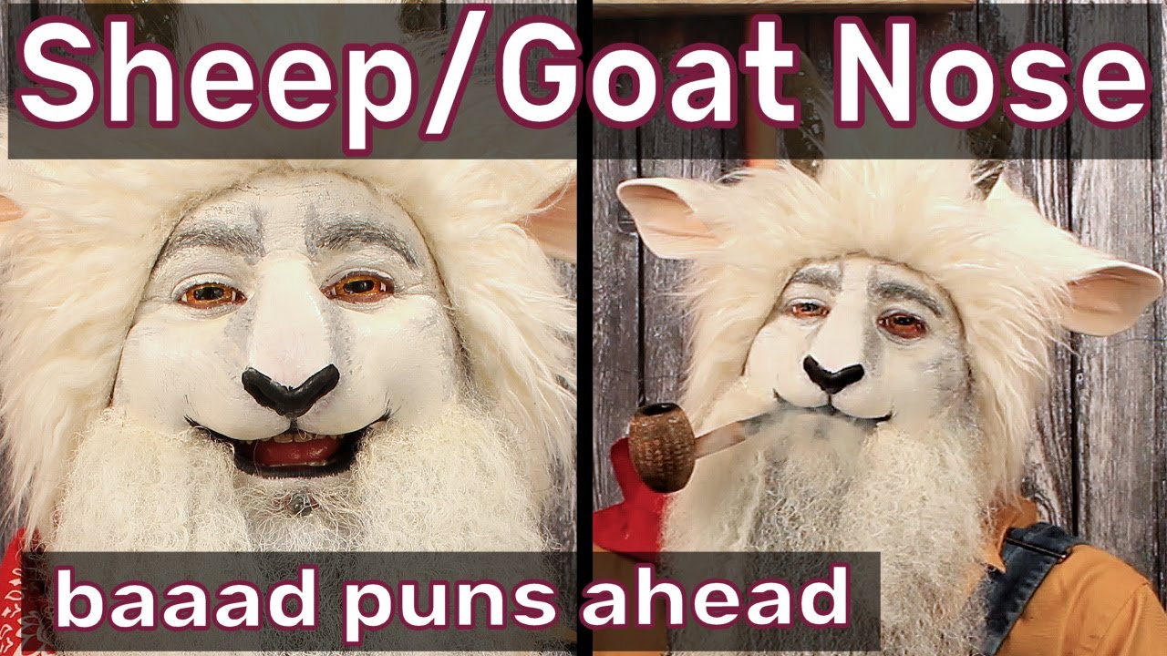 Sheep / Goat Nose - Foam Latex Prosthetic - Special Effects Makeup ...