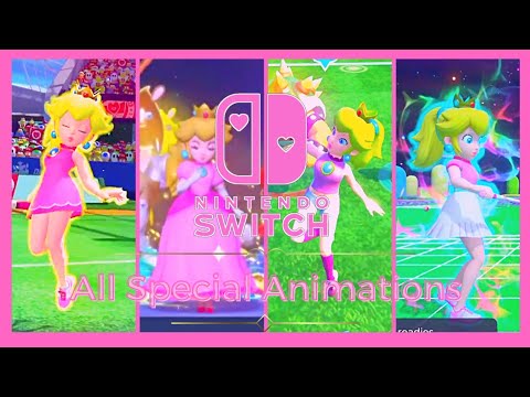 Nintendo Switch | All Princess Peach Special Moves - YouTube