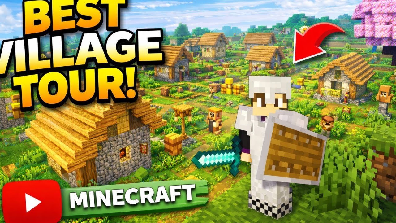 MY SECOND BULID VILLAGE TOUR IN MINCRAFT#minecraft - YouTube
