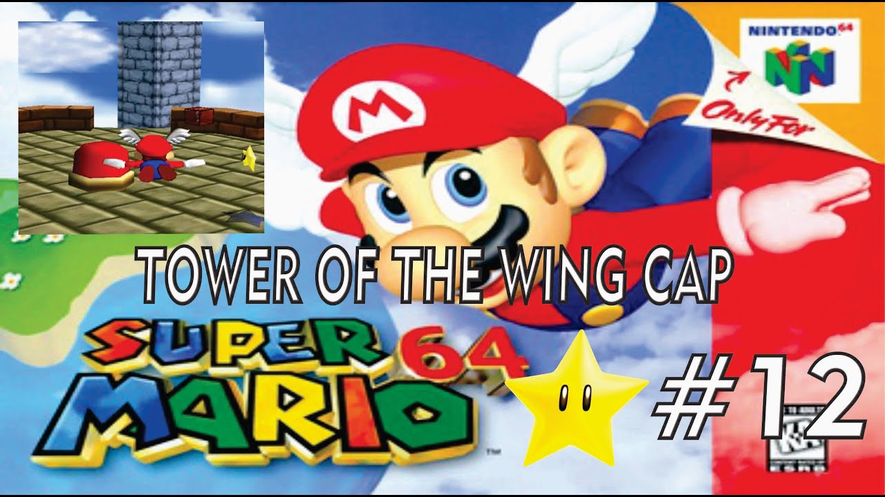 Mario 64/ESTRELLA #12/TOWER OF THE WING CAP/FIND THE 8 RED COINS - YouTube