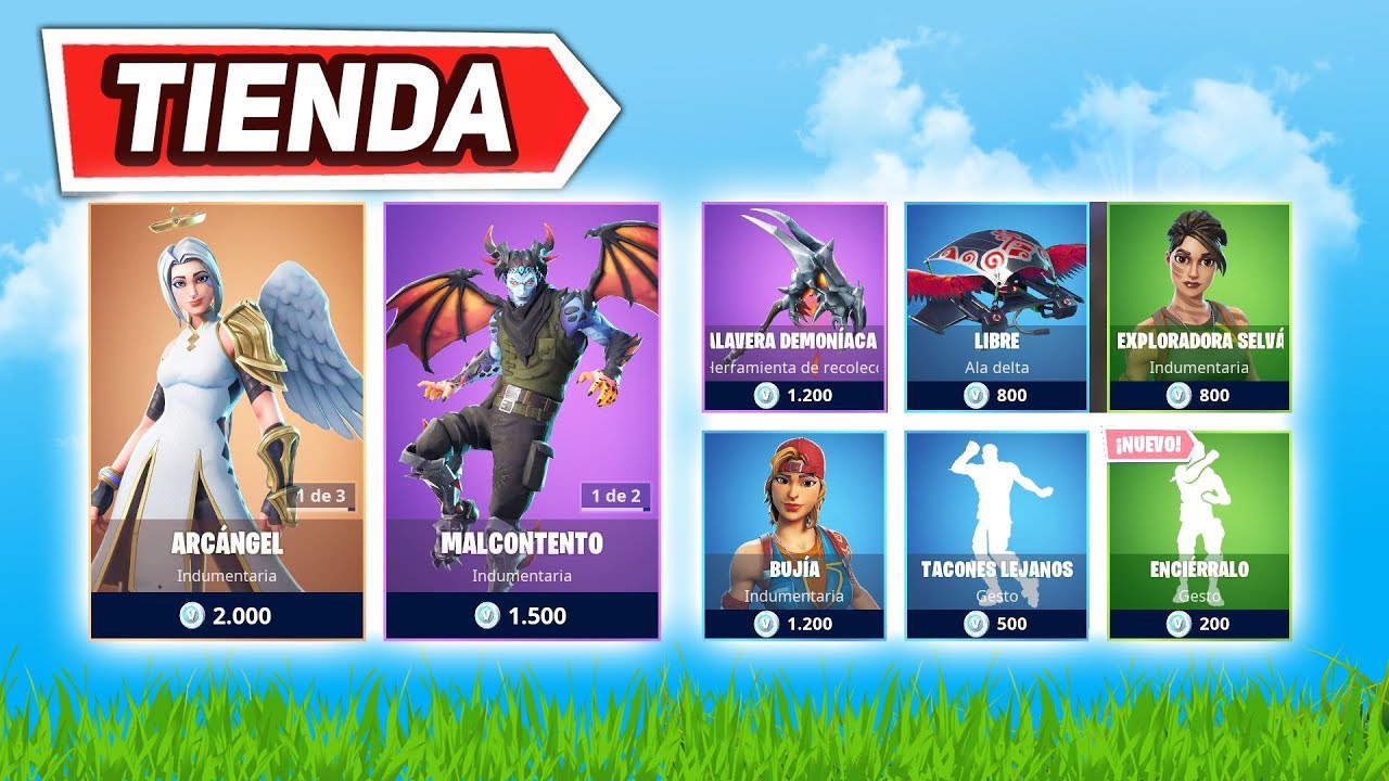 *SKIN ANGEL Y DEMONIO* TIENDA FORTNITE 3 de Junio - YouTube