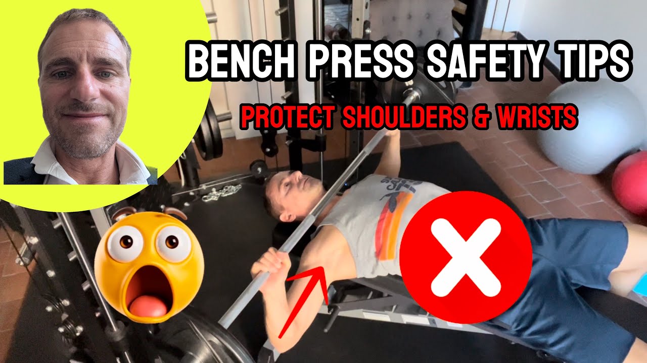 Bench Press Safety Tips | Protect Shoulders & Wrists - YouTube