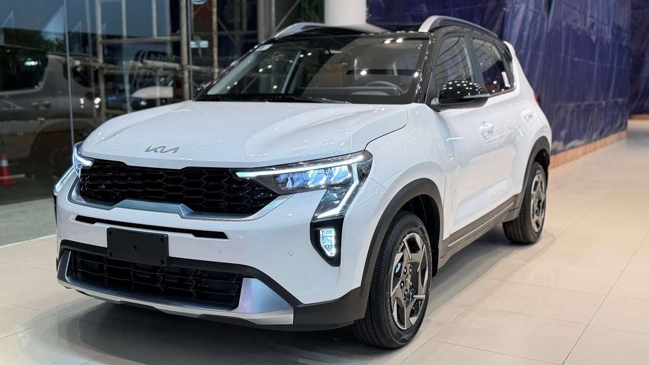All-New Kia Sonet ( 2024 ) - 1.5L LUXURY SUV | White Color - YouTube