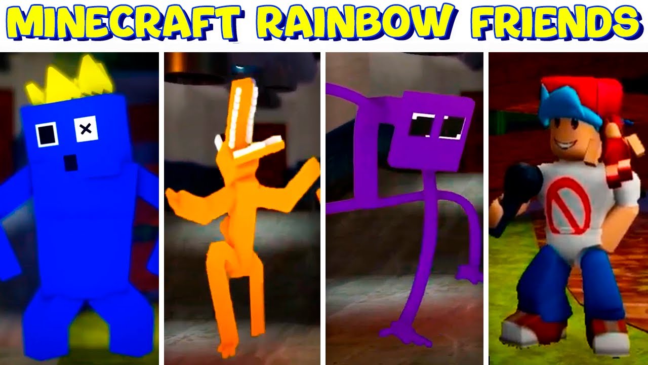 FNF VS Rainbow Friends but Bad - Minecraft Rainbow Friends - YouTube
