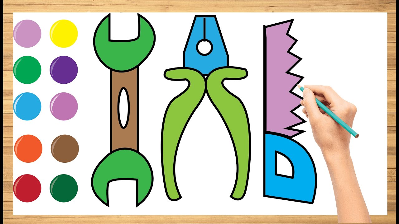 HOW TO DRAW TOOLS 🛠️🧰#howtodraw - YouTube