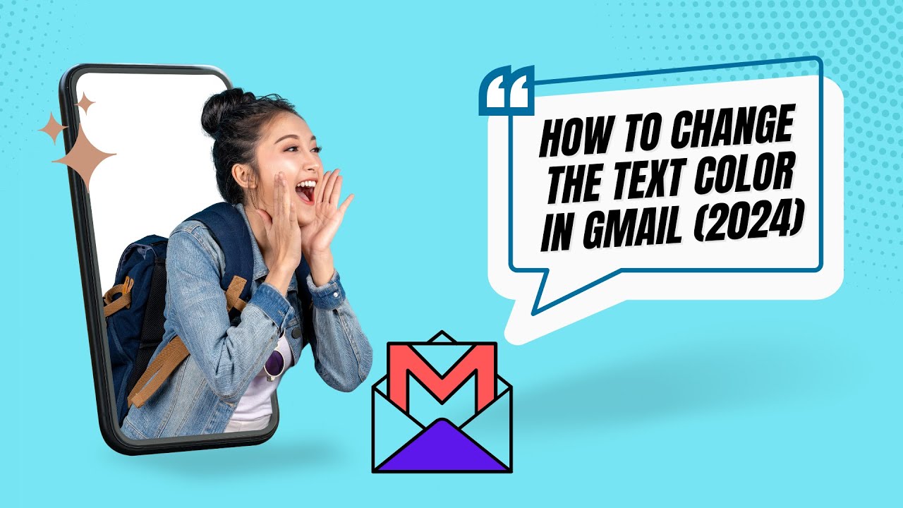 How To Change The Text Color In Gmail (2024) - YouTube