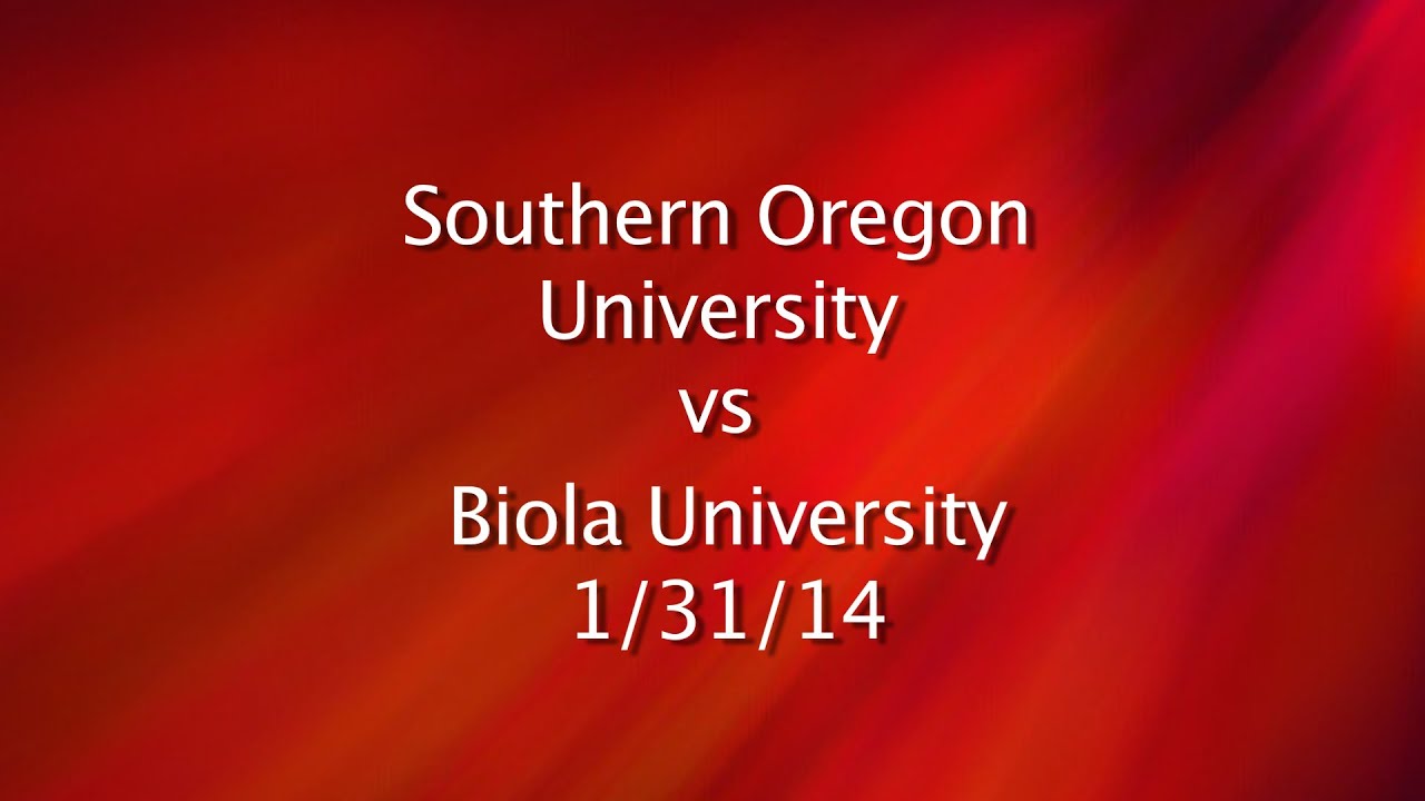 Southern Oregon University vs Biola University Highlights, 1/31/14 ...