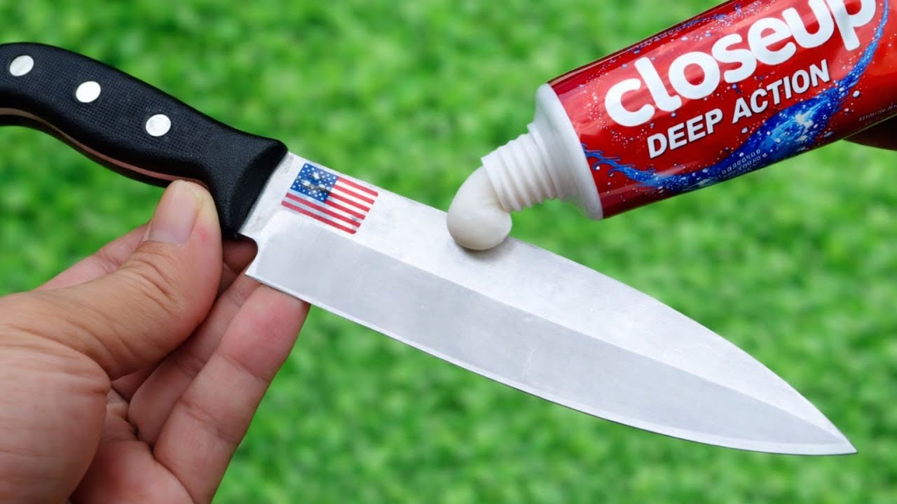 The secret to sharpening knives as sharp as a razor. No grindstone ...