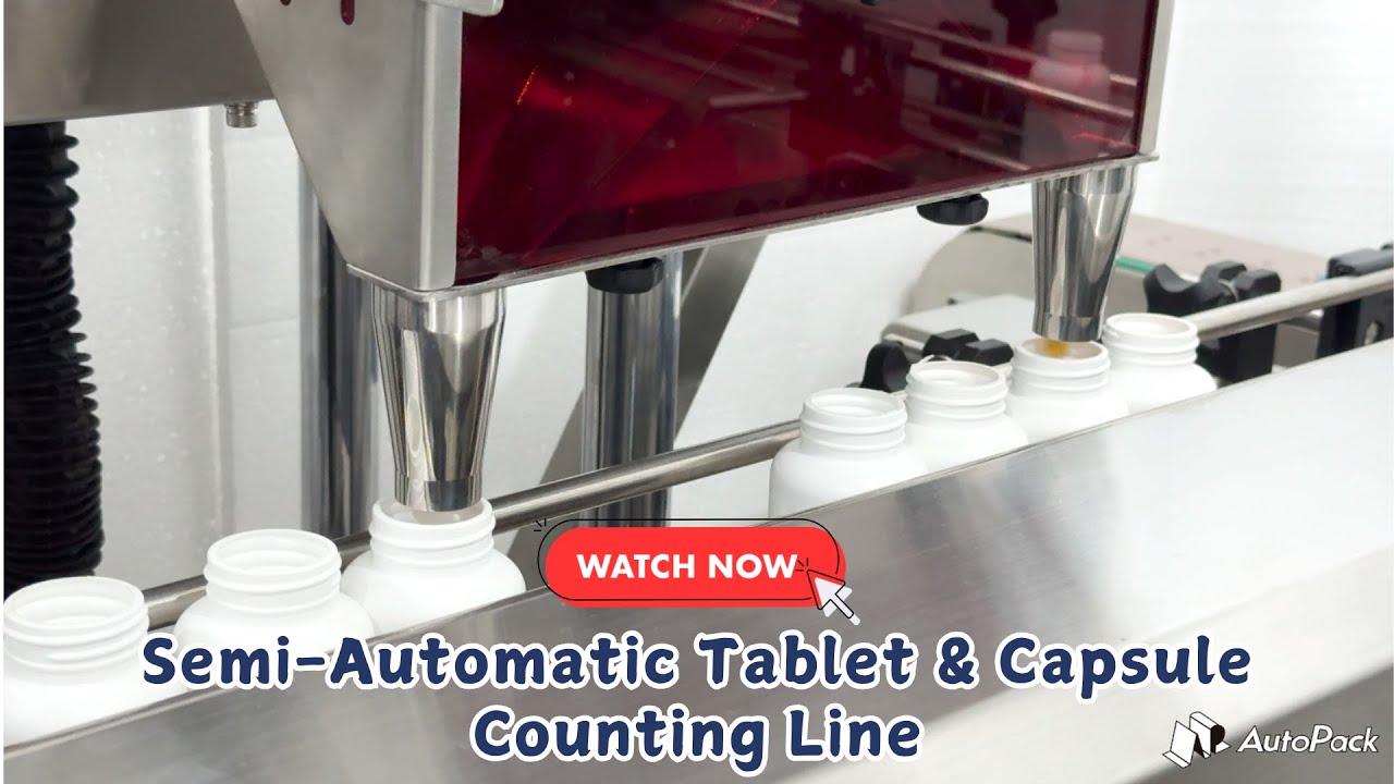 Semi-Automatic Tablet & Capsule Counting Line /Counting Machine ...