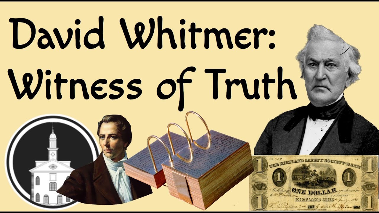 David Whitmer: Witness of Truth - YouTube