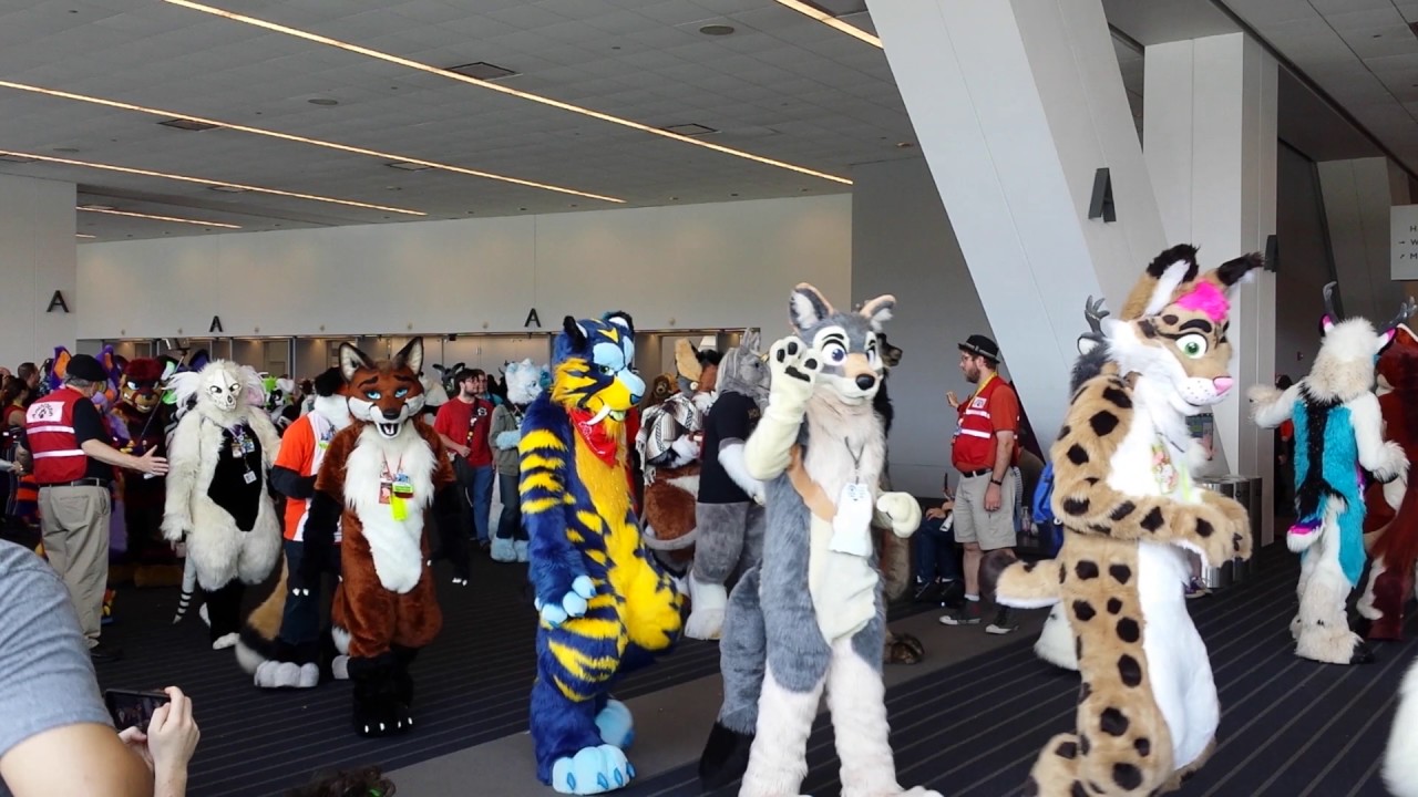 Anthrocon 2017 Fursuit Parade - Part 1 - YouTube