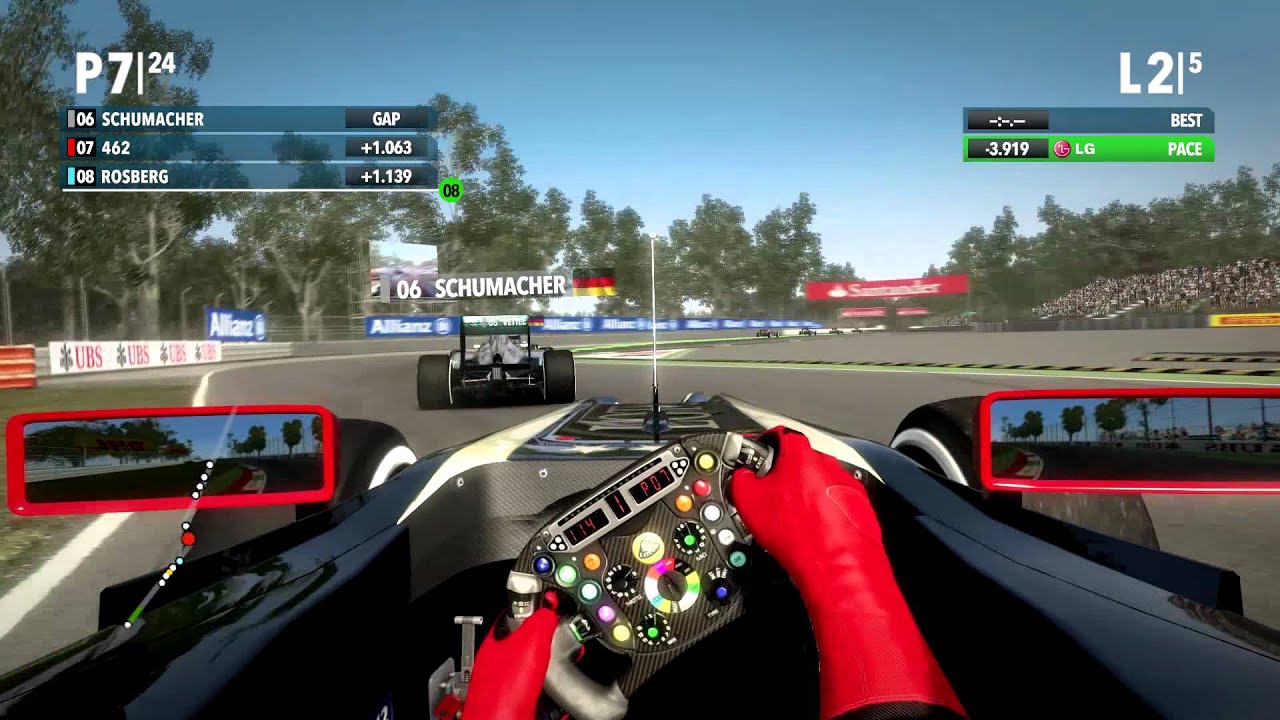 F1 2012 PC Monza Gameplay First Look HD - YouTube