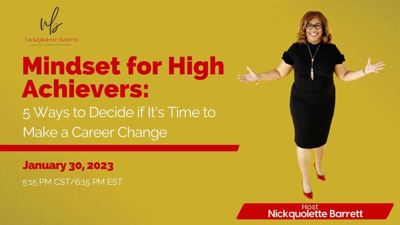 Ep. 98, Mindset for High Achievers: 5 Ways to Decide if It's Time to ...