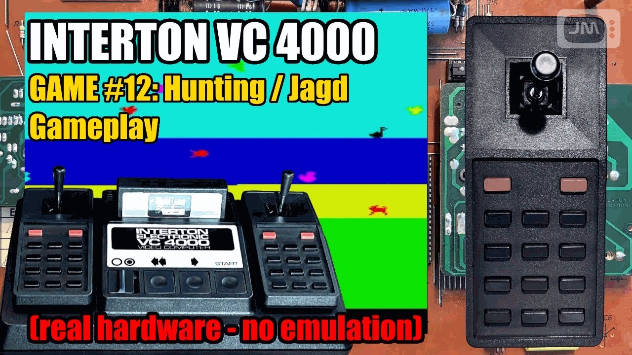 Interton VC 4000 Game #12: Hunting / Jagd (real hardware - no emulation ...