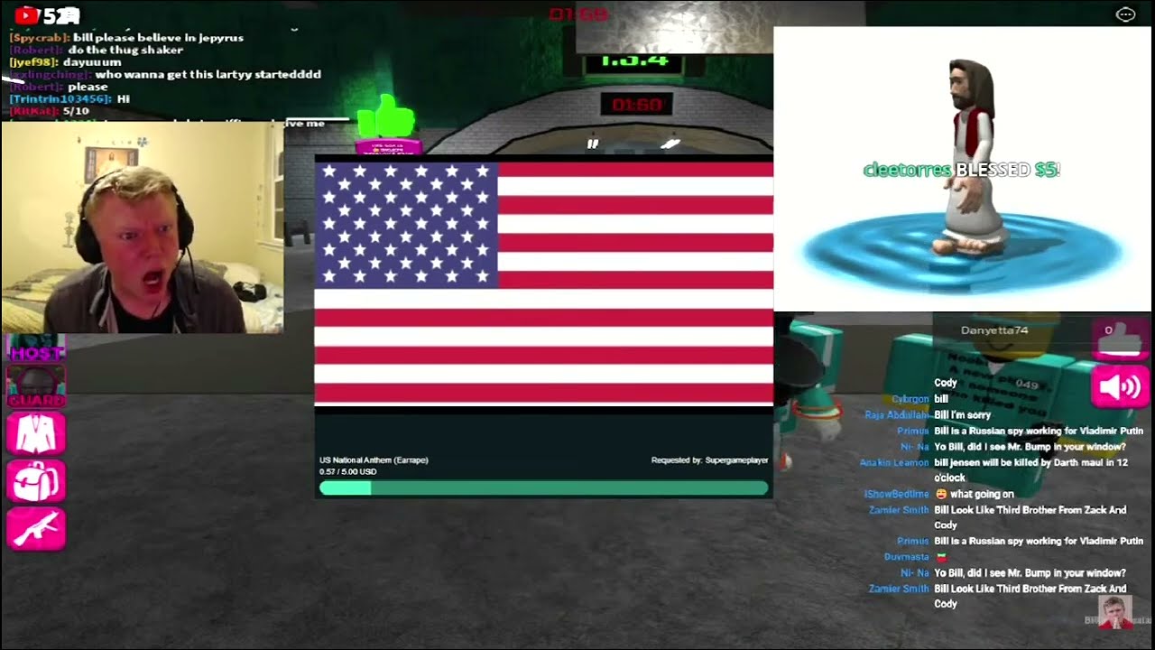 bill jensen & the usa national anthem - YouTube