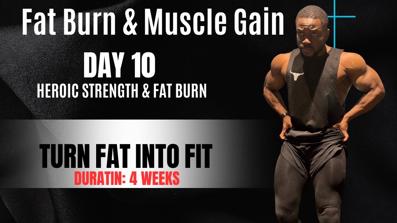 60-Min HEROIC STRENGTH WORKOUT ⚔️ Full Body Power Session | Fat Burn ...