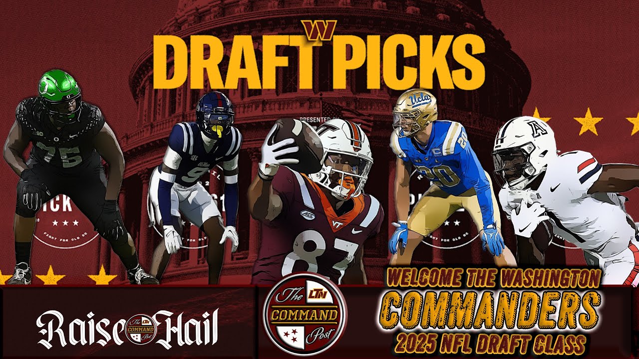 Command Post LIVE! | Introducing the Washington Commanders 2025 Draft ...