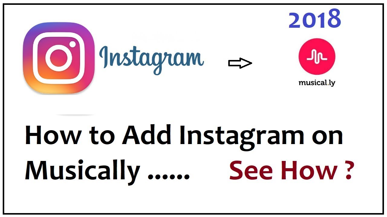How to Add Instagram on Musically - YouTube