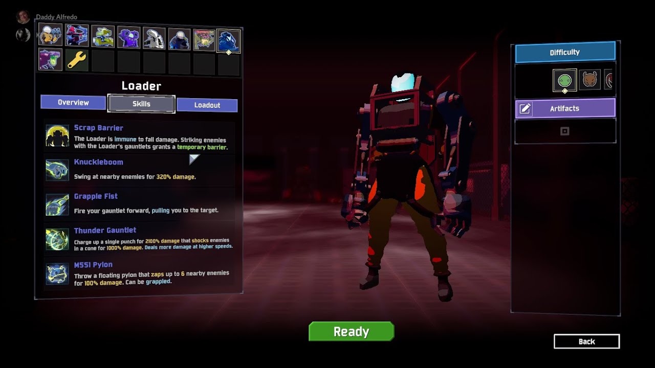 My attempt at loader grapple variant | Risk Of Rain 2 - YouTube