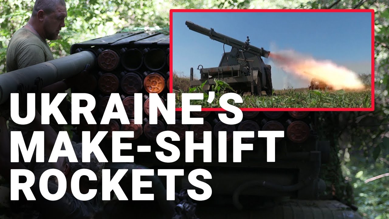 Ukraine’s make-shift rocket launchers faster and more lethal - YouTube