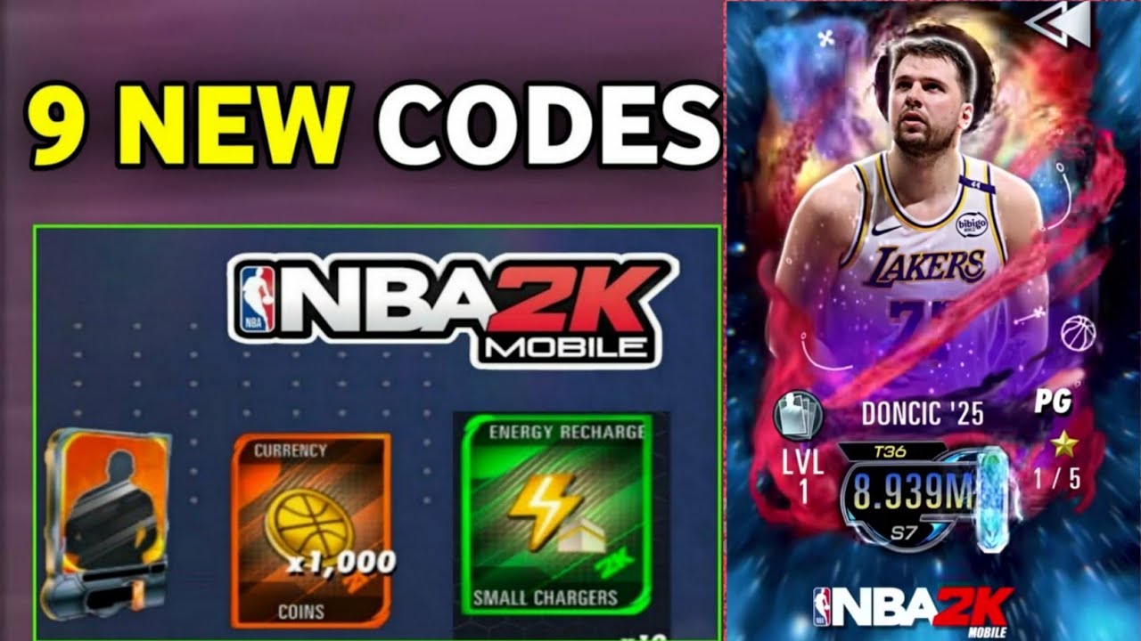 NBA 2K MOBILE REDEEM CODES SEPTEMBER 2025 NBA 2K MOBILE CODES | NBA 2K ...