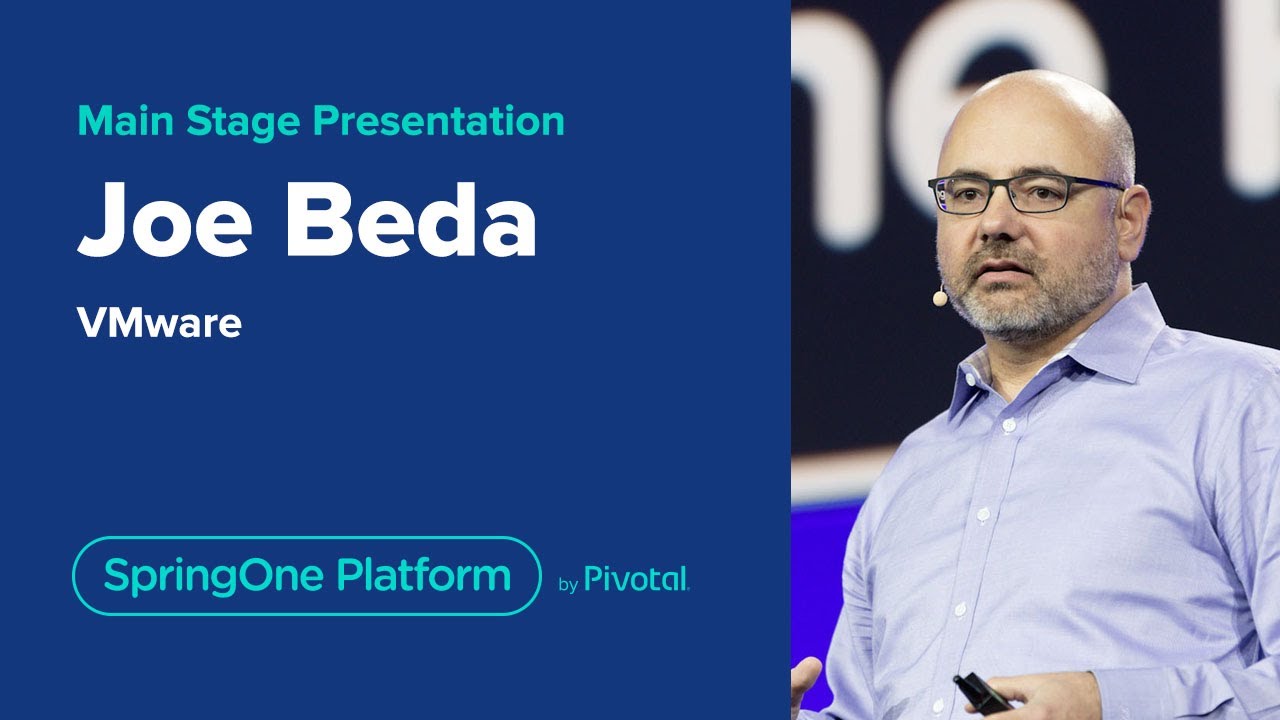 Joe Beda at SpringOne Platform 2019 - YouTube