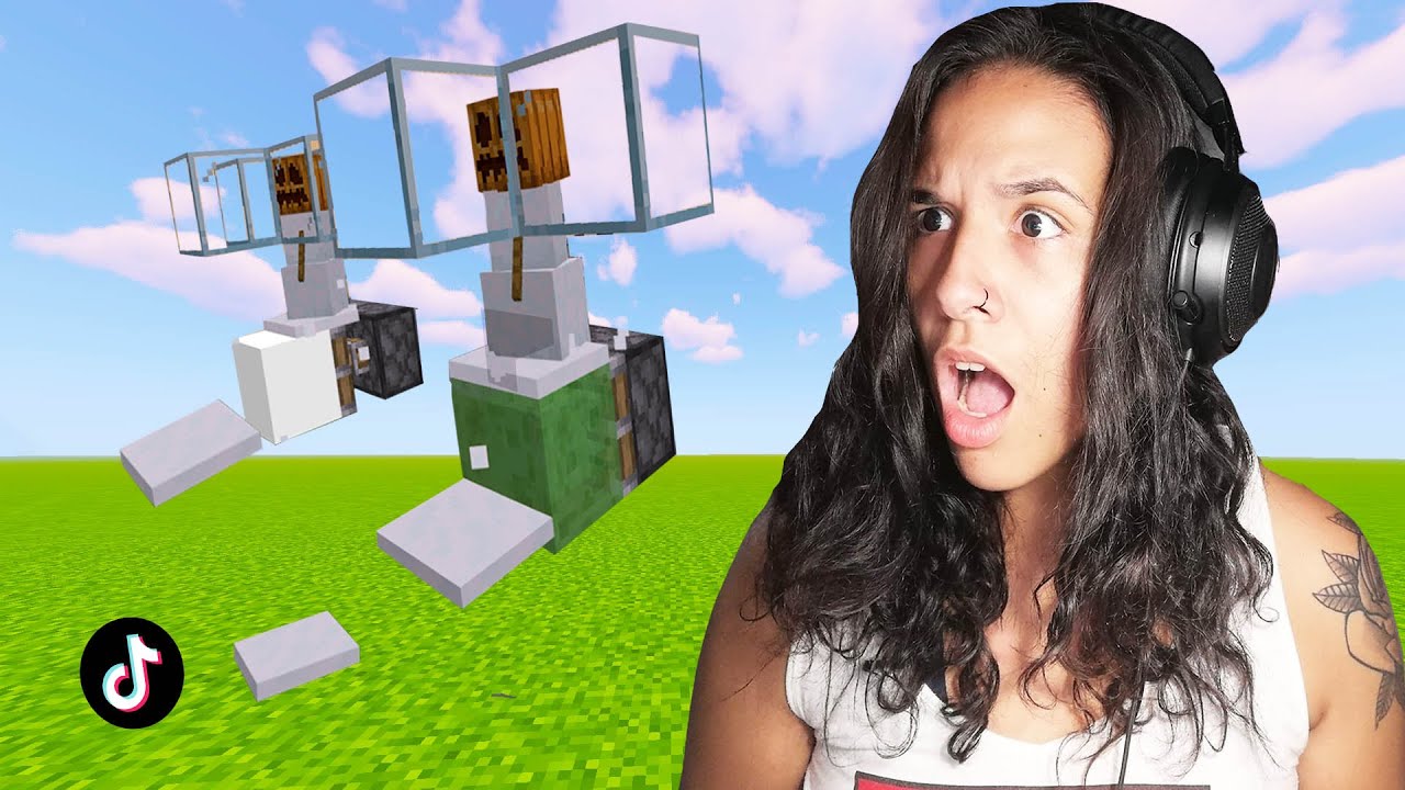 Probamos Los Tik Tok Más Virales De Minecraft 9 Youtube