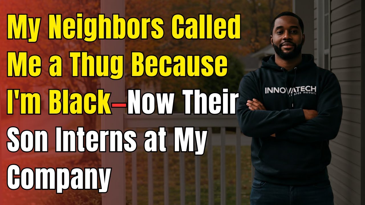 My Neighbors Called Me a Thug Because I'm Black—Now Their Son Interns ...