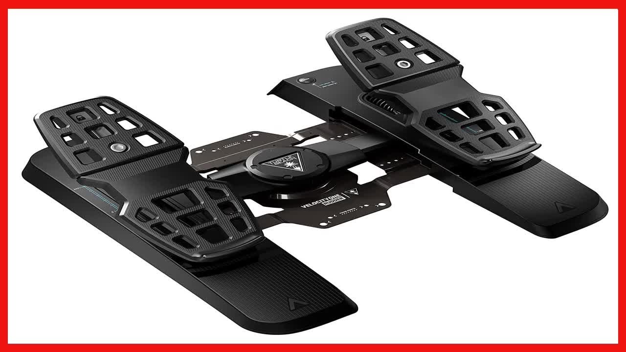 Turtle Beach VelocityOne Universal Rudder Pedals for Windows 10 & 11 ...